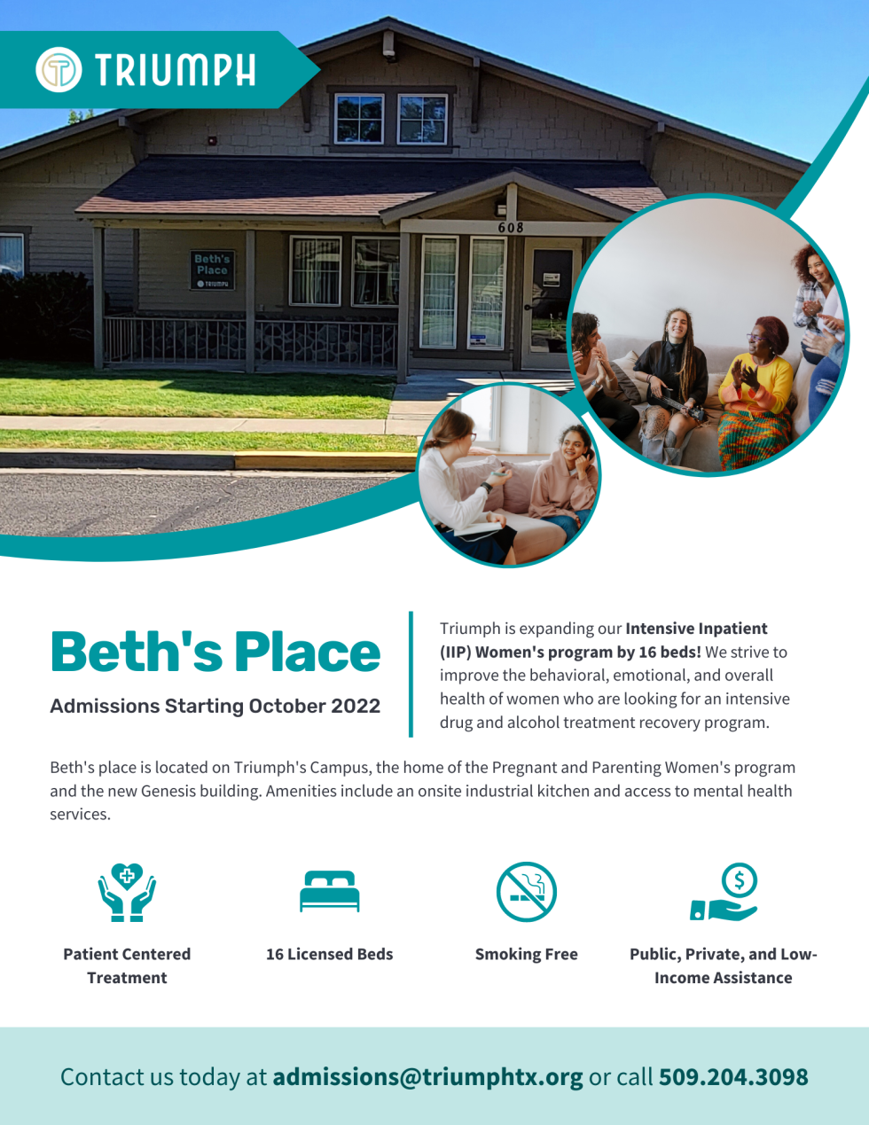 Beth’s Place Reopening | Triumph Treatment Services